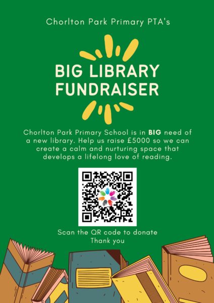 Library Fundraiser Poster - JP & Brimelow